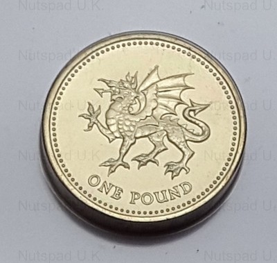 1995 BRILLIANT UNCIRCULATED ONE POUND COIN, THE WELSH DRAGON VERSION £1 ...