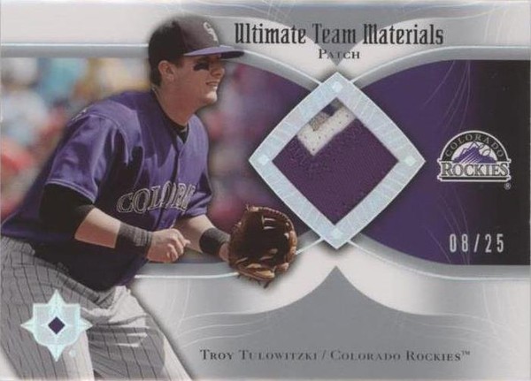 2007 Ultimate Collection - Ultimate Team Materials Patch #UTM-TT Troy ...