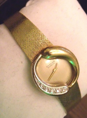 Sarcar Geneve 585 er Gold mit Brilliantenlünette ** | eBay