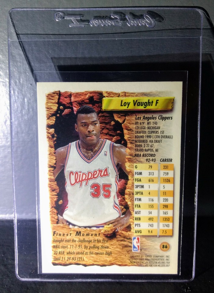1993-94 Topps Finest Loy Vaught #86 Basketball Card | eBay