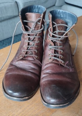 Frank Wright Brown Leather Boots. Size 10 | eBay UK