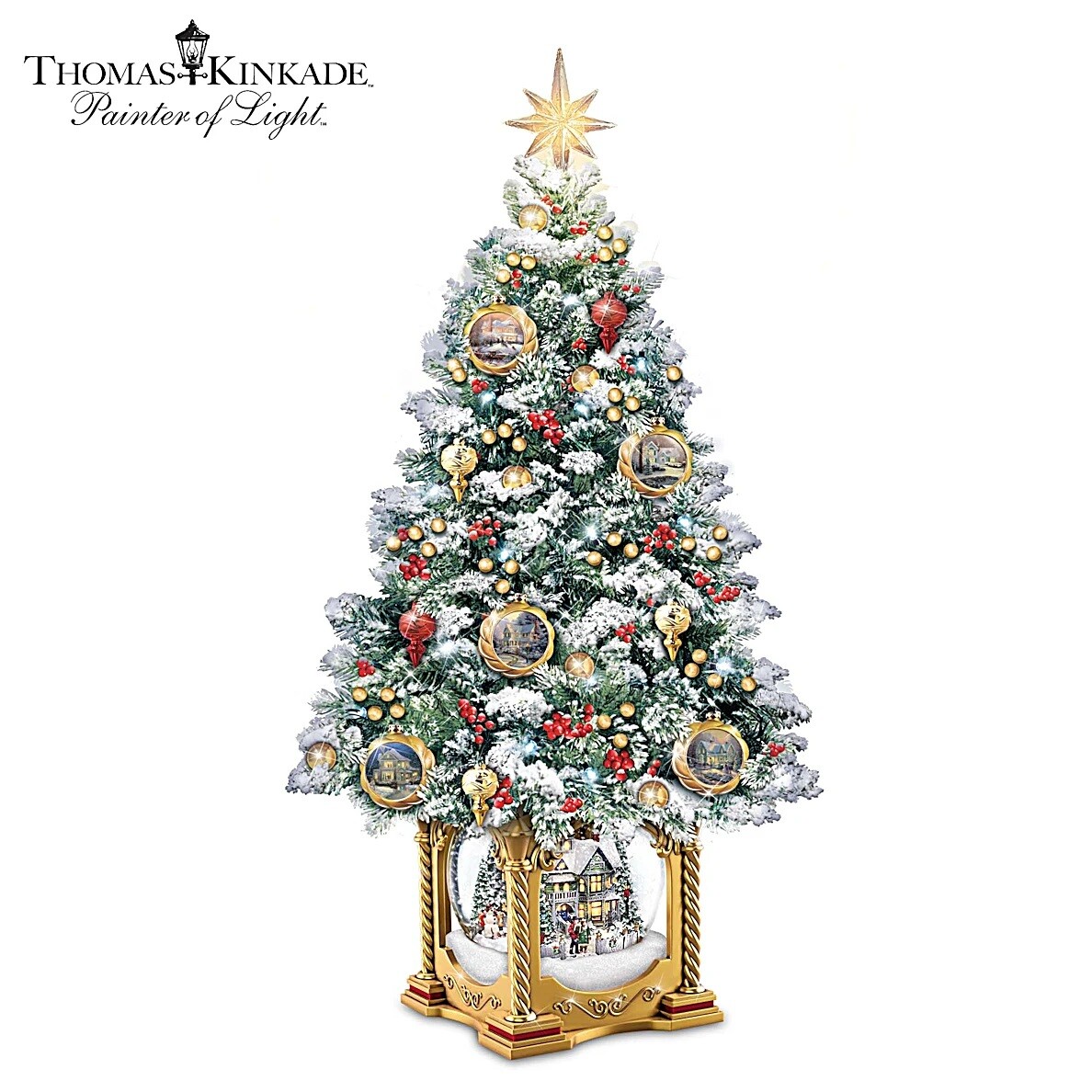 Thomas Kinkade Tabletop Christmas Tree Thomas Kinkade The Heart Of