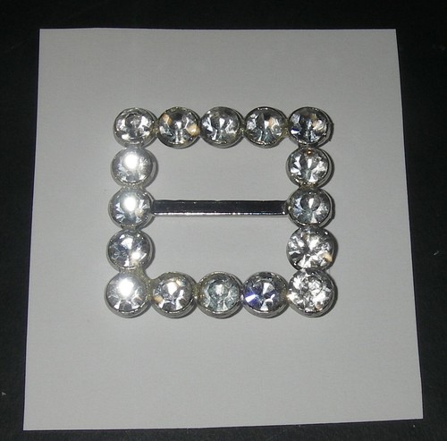 Vintage Art Deco Buckle Sash Scarf Clip Button Rhinestones Glamorous 1 ...