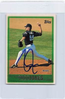 1997 Topps #68 Todd Jones Astros Signed Auto *J430 | eBay