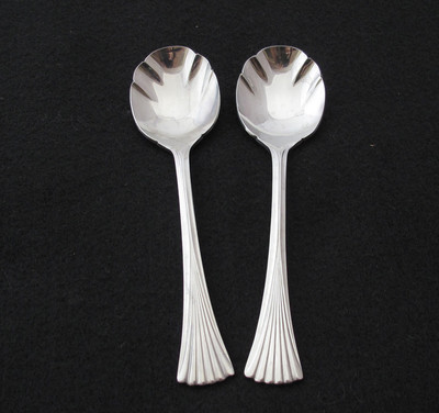 Oneida Melbourne Stainless Sugar Spoons Northland Glossy OHSMELB set of ...