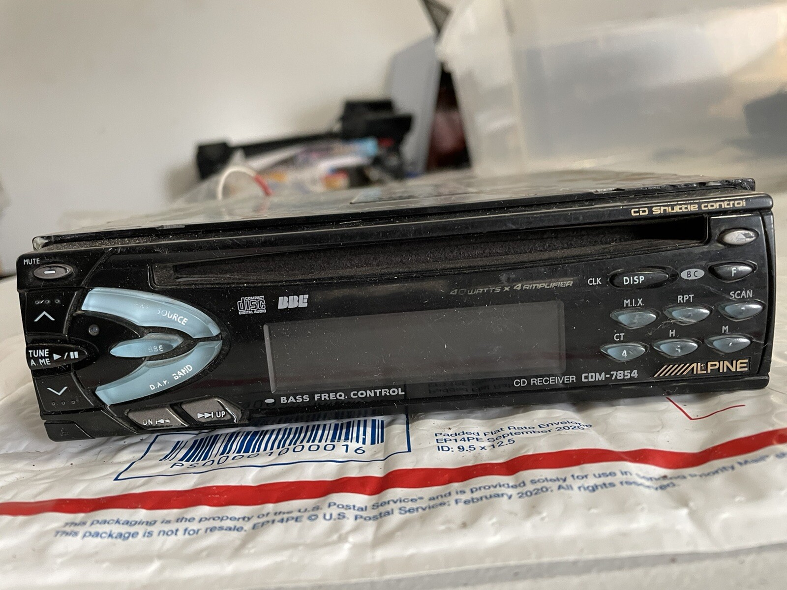 Alpine CDM-7854 AM-FM CD Player - WITH DETACHABLE FACE | eBay