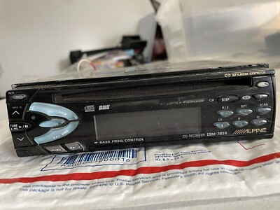 Alpine CDM-7854 AM-FM CD Player - WITH DETACHABLE FACE | eBay