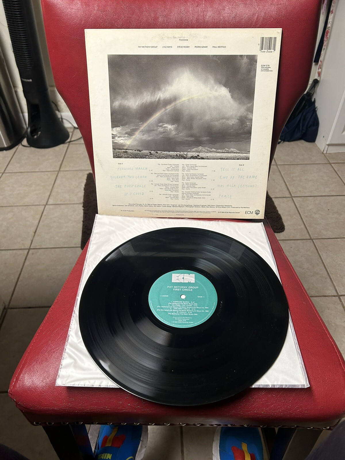 Pat Metheny Group First Circle LP 1984 ECM Records 25008-1 ECM 1278 ...