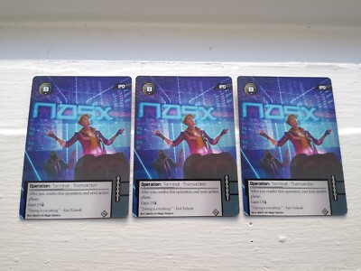 Android Netrunner - IPO Promo - Set of 3 - Nisei Backs | eBay