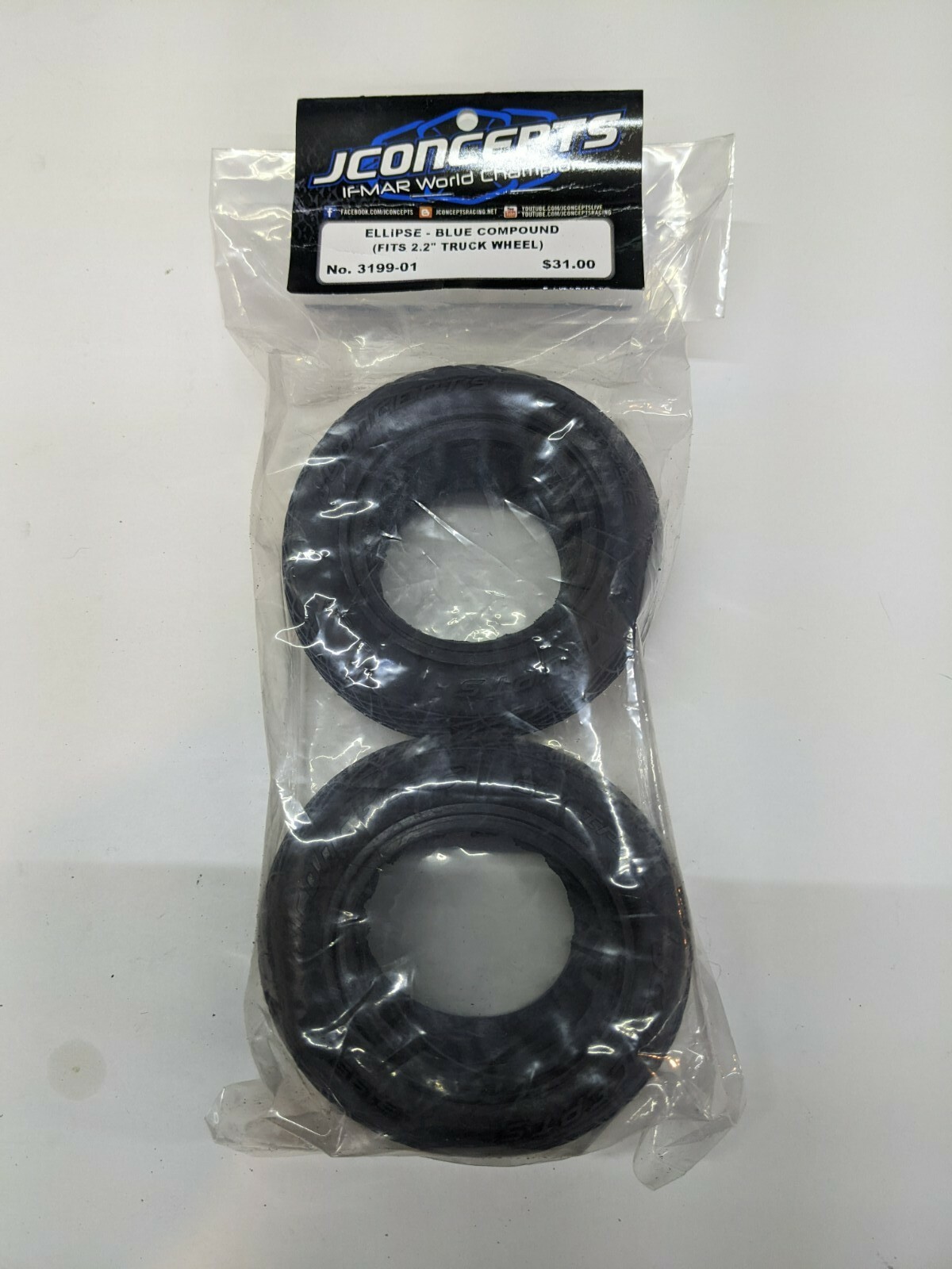 JConcepts Jco319901 Ellipse Stadium Truck Tire - Blue Compound for sale ...