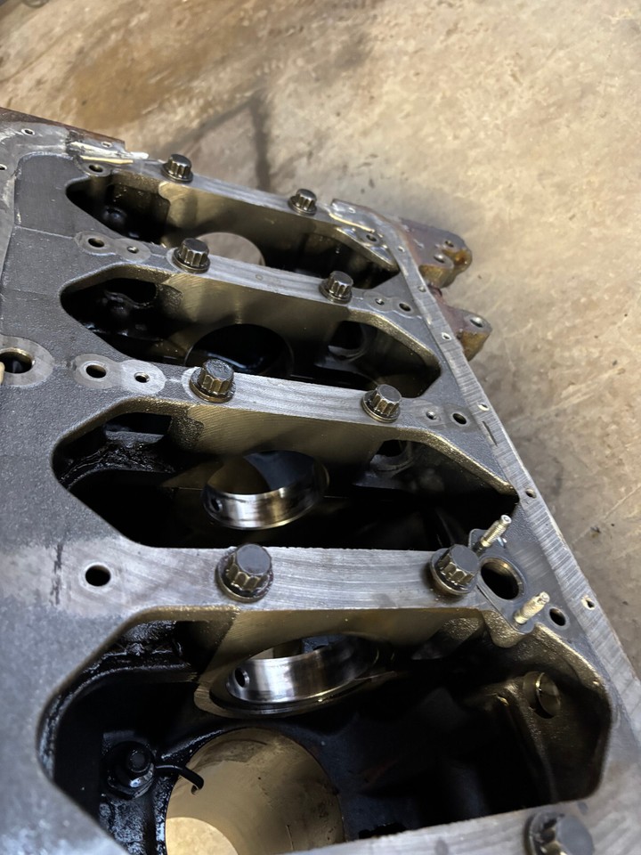Yanmar 315 6LPA 6LP-STP 6LPA-STZC Engine Motor Crankcase Block Cylinder ...