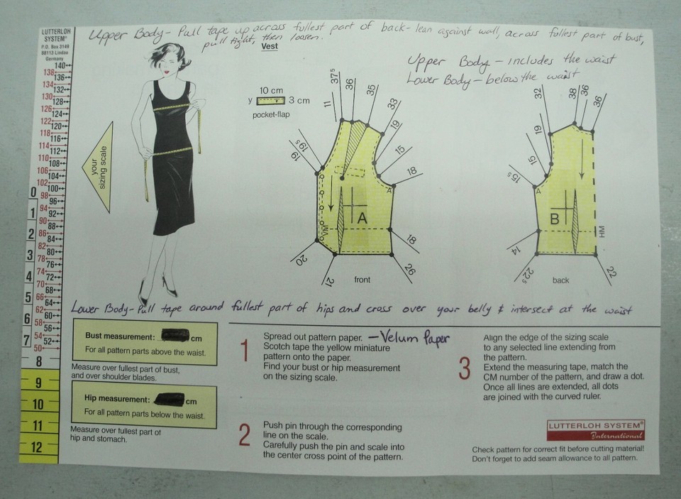 Lutterloh System Pattern Making #26 Classic Collection Advanced Guide VHS Extras | eBay