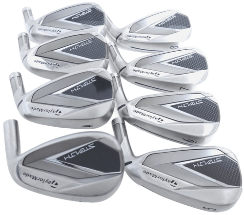 TaylorMade Stealth Iron Heads only 5-SW 8 pcs Right Handed Silver | eBay