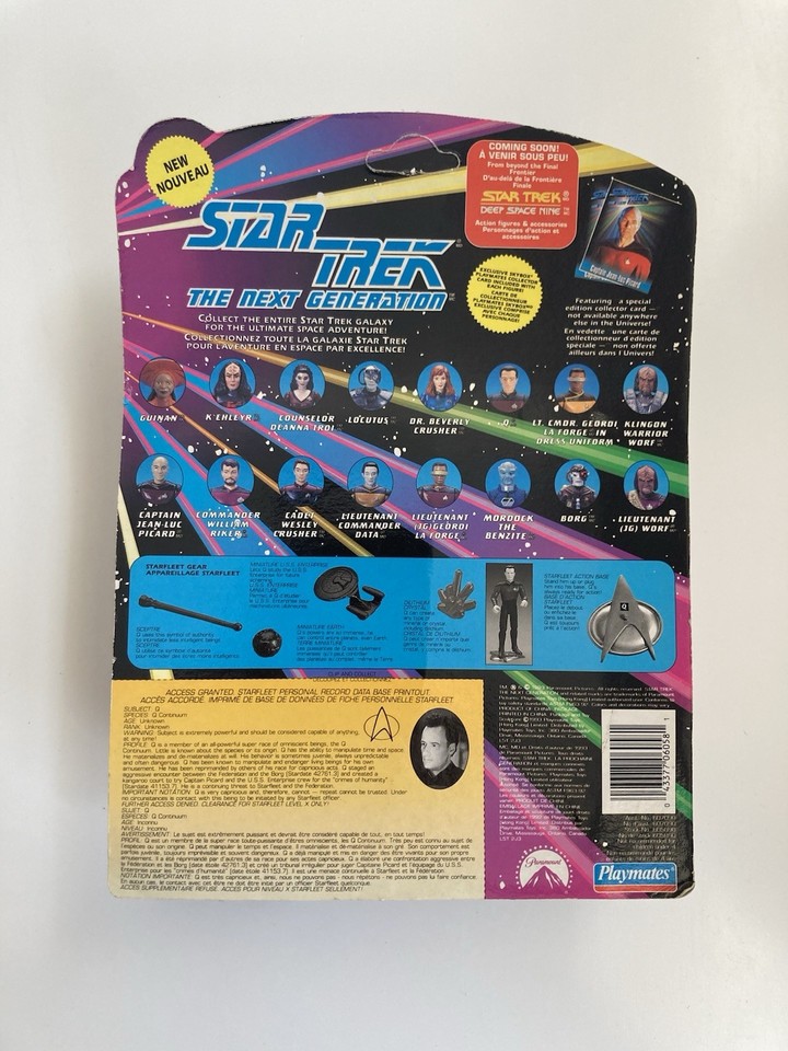 Star Trek The Next Generation Q TNG | eBay