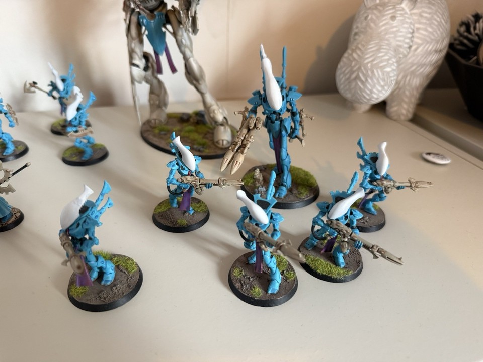 Warhammer 40K Eldar/Aeldari Wraith Army Painted | eBay UK