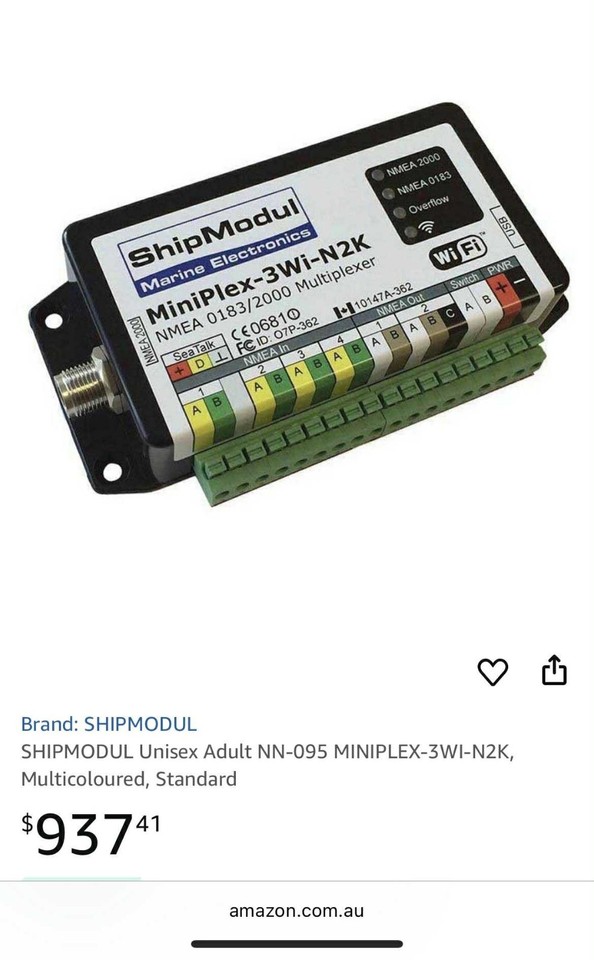 ShipModul Miniplex 3Wi-N2k - NMEA-0183/2000 Multiplexer | eBay Australia