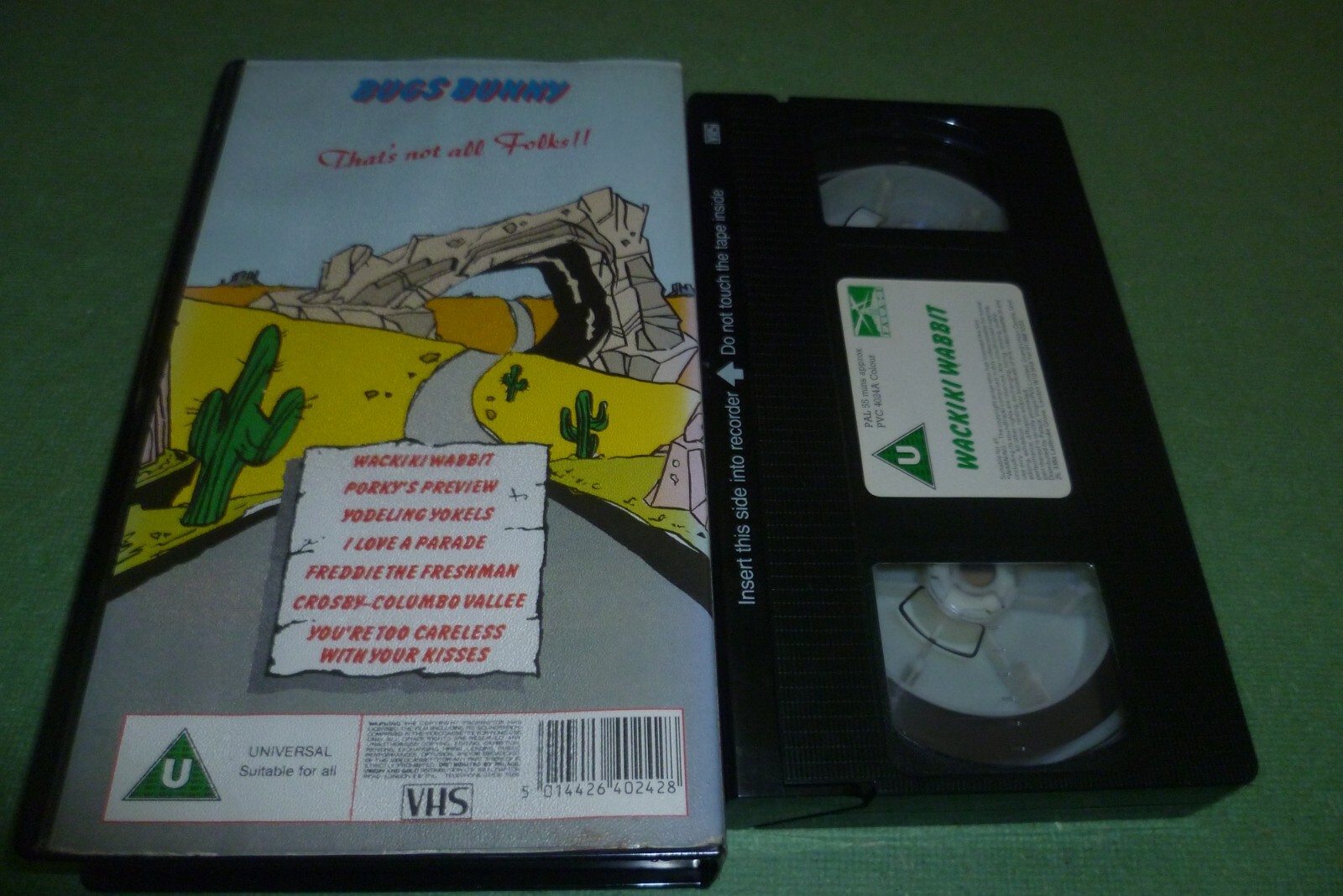 Bugs Bunny And Friends - Wackiki Wabbit (VHS) 7 GREAT CARTOONS | eBay UK