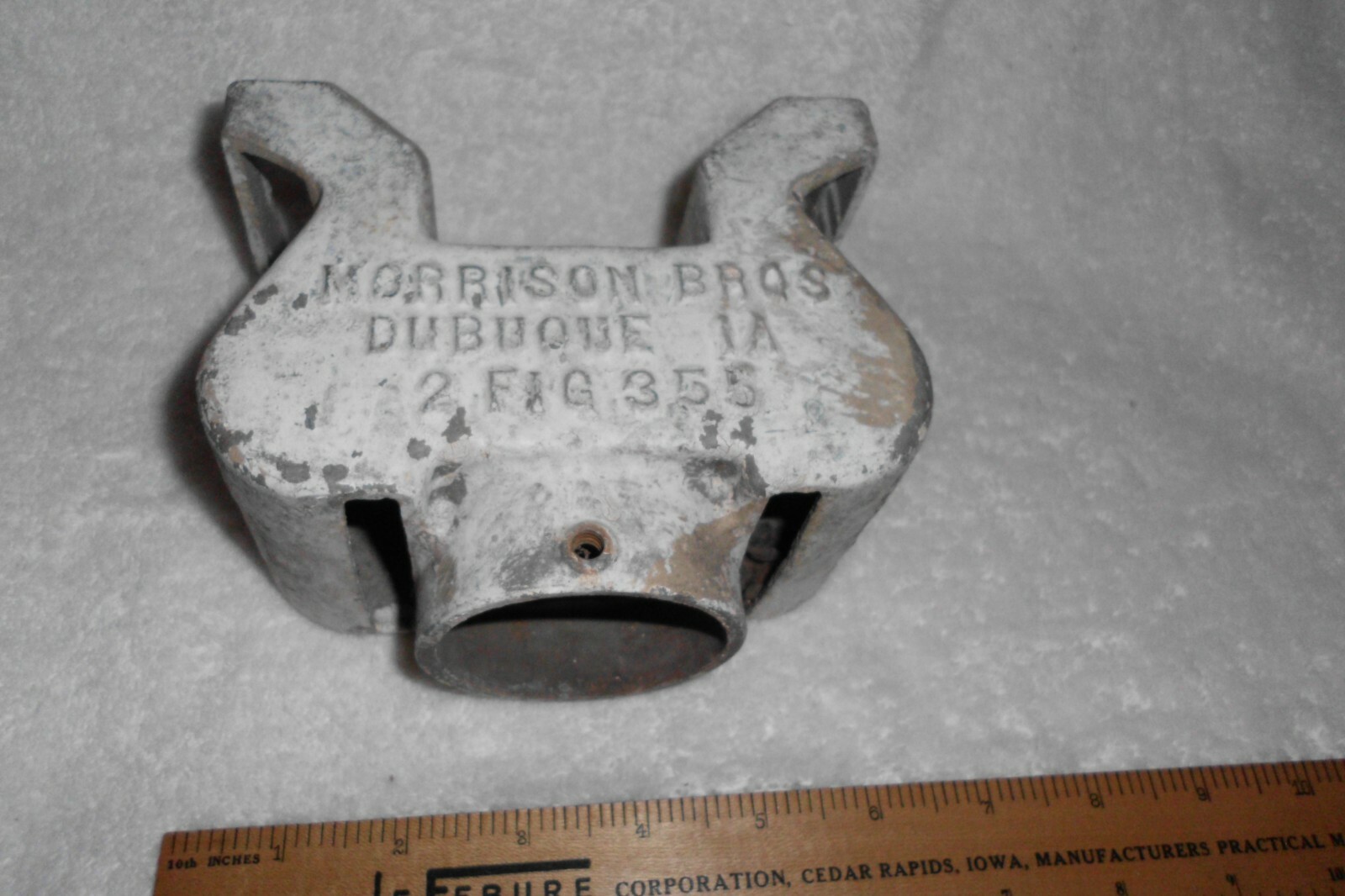 Vintage aluminum Morrison Bros Dubuque IA gas tank vent 2" service ...