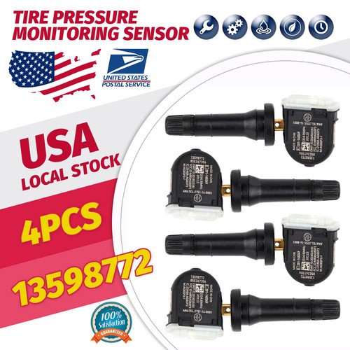 4Pcs OEM 13540601 TPMS Tire Pressure Sensor for Buick Chevrolet ...