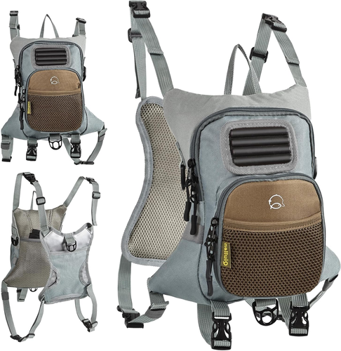 Lightweight Fly Fishing Chest Pack Waterproof Fishing Tackle Backpack ...