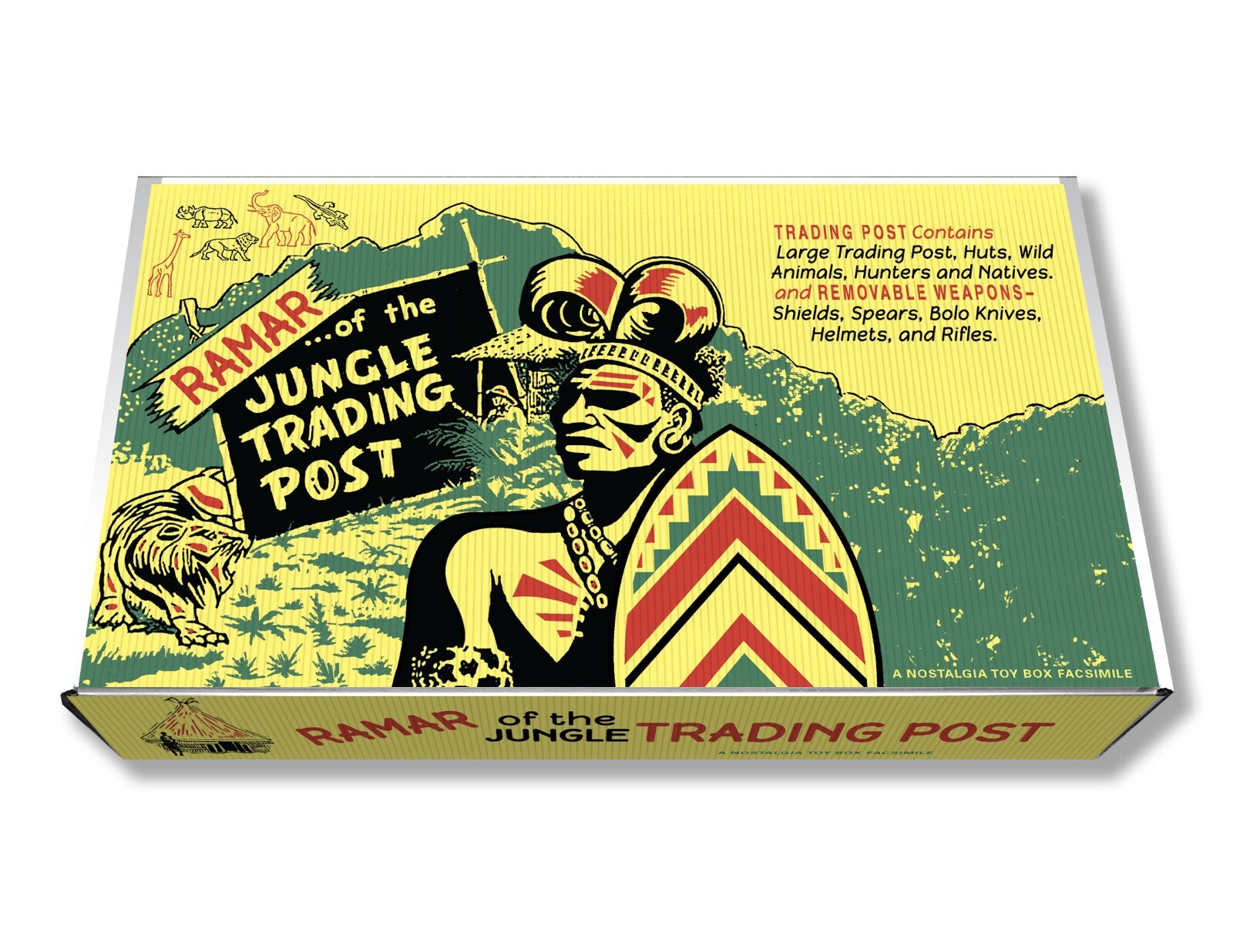 MPC "Ramar of the Jungle Trading Post" OR Marx "Jungle Jim" Play Set ...