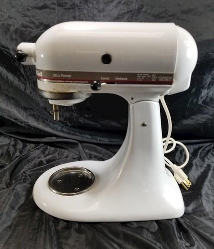 KitchenAid Ultra Power KSM90 4.5 Qt Tilt-Head Stand Mixer - White w/2 ...