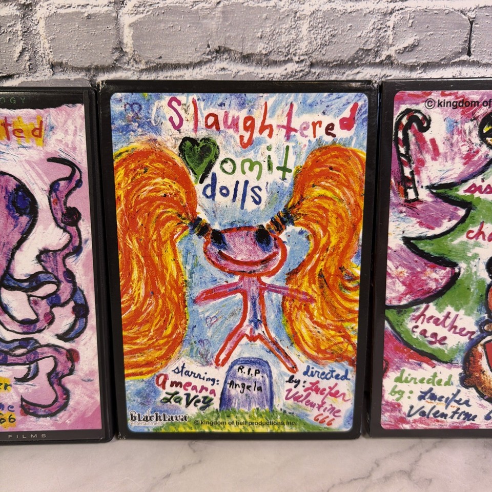 VERY RARE The Vomit Gore Trilogy DVDs: Slaughtered Vomit Dolls ...