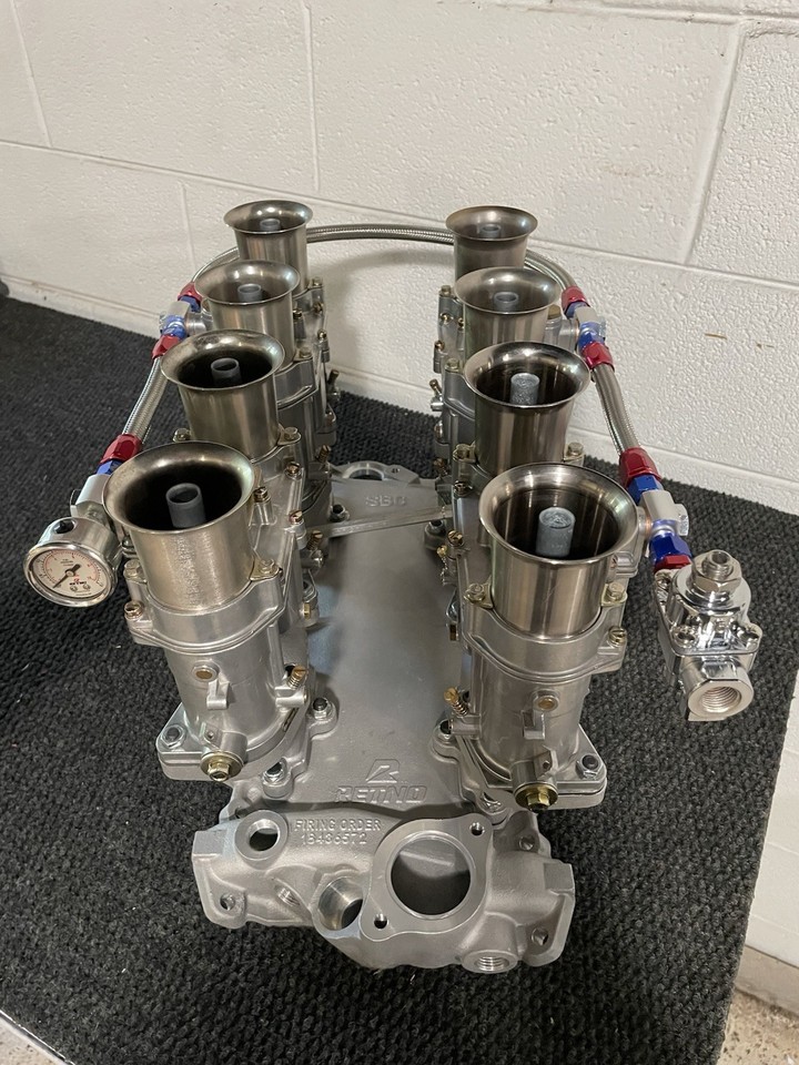 Weber Style 48 IDA’s Complete SBC Chevy Set Up Lola McLaren CanAm ...