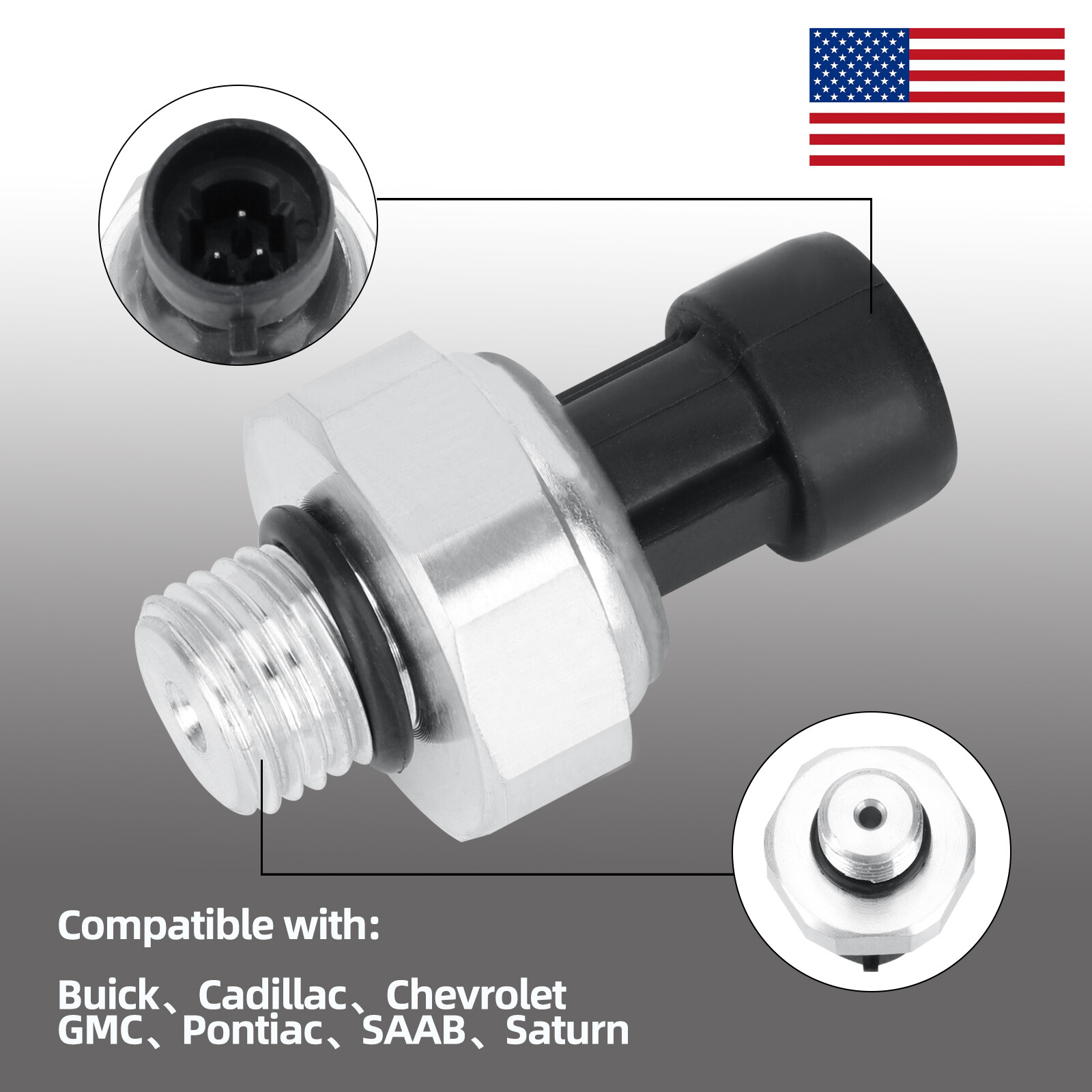 Engine Oil Pressure Sensor for Chevrolet Camaro 10-15 12570798 12621598 ...