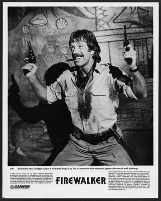 Chuck Norris Firewalker Original 1980s Movie Promo Photo | eBay