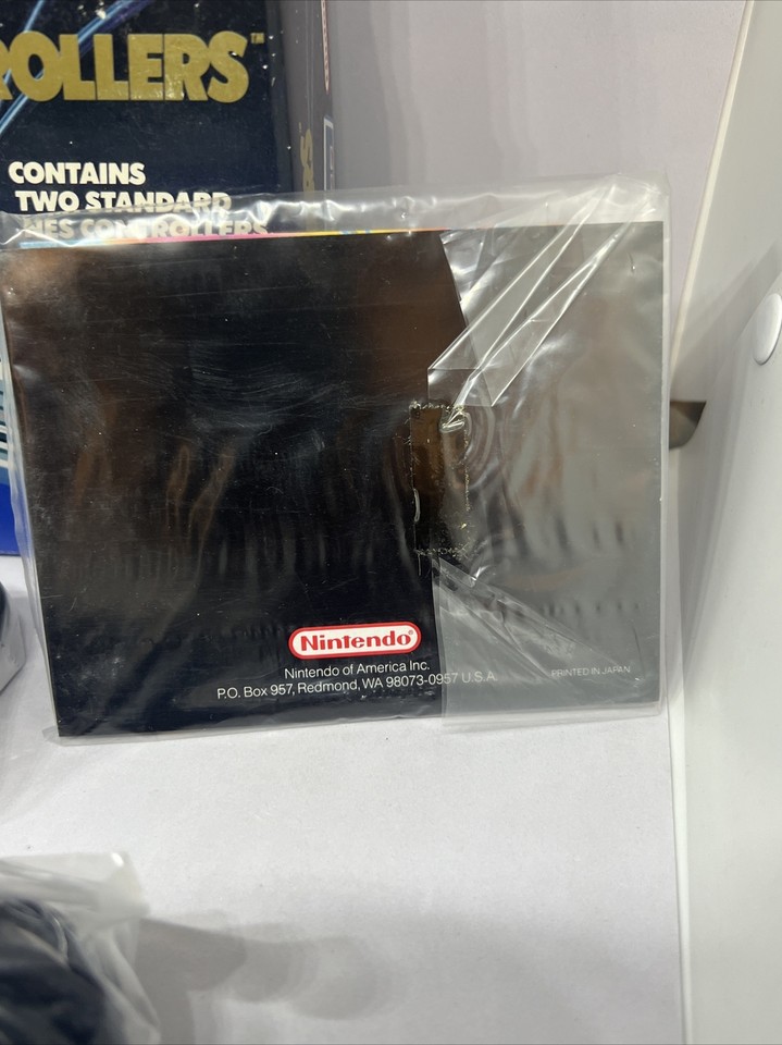 NEVER USED! Authentic Original Nintendo NES OEM Controllers Complete ...