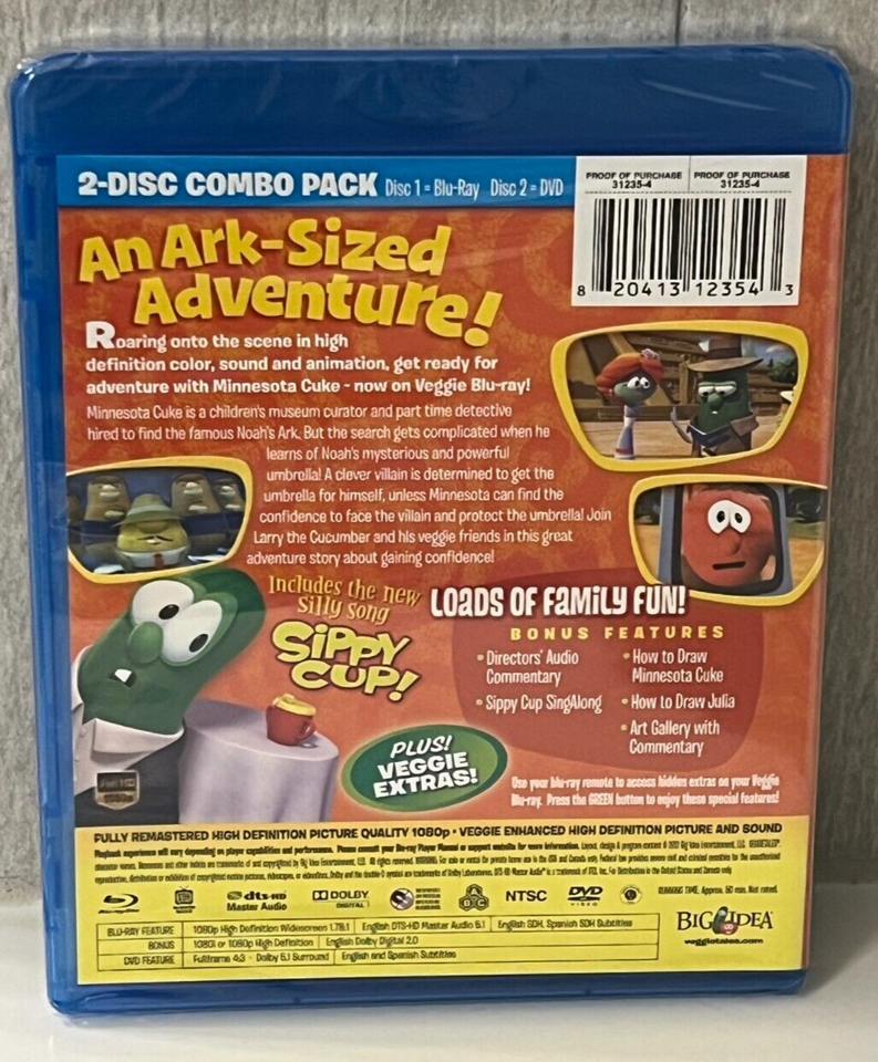 VeggieTales Minnesota Cuke The Search for Noahs Umbrella Blu-ray New ...