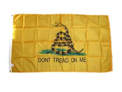 3x5 Tradewinds Gadsden Don't Tread Yellow Snake 600D Printed Nylon Flag ...