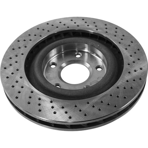 Front Cross-Drilled Disc Brake Rotors For 2005-2013 Chevrolet Corvette ...