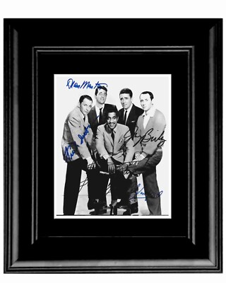 Rat Pack 16 x 20 Framed Print Sinatra Davis Lawford Martin Bishop ...