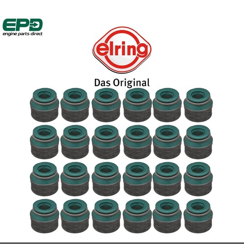 MERCEDES BENZ C CLASS OM 642 3.0 DIESEL VALVE STEM SEALS 24 PCS ELRING ...