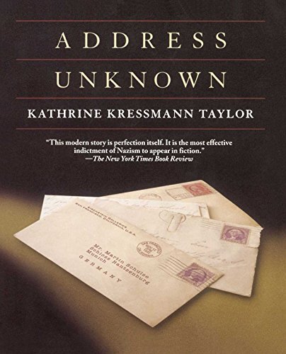 Address Unknown, Taylor, Kathrine Kressmann 9780743412711 | eBay