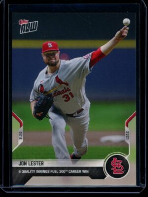 2021 Topps Now #834 Jon Lester Base Card | eBay