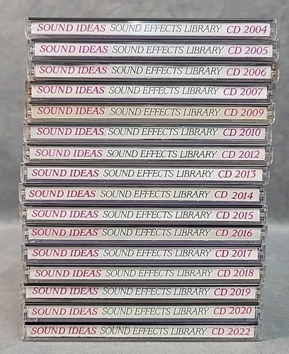 Sound Ideas Sound Effects Library 2000 Series - Sound Effects CDs - 16 ...