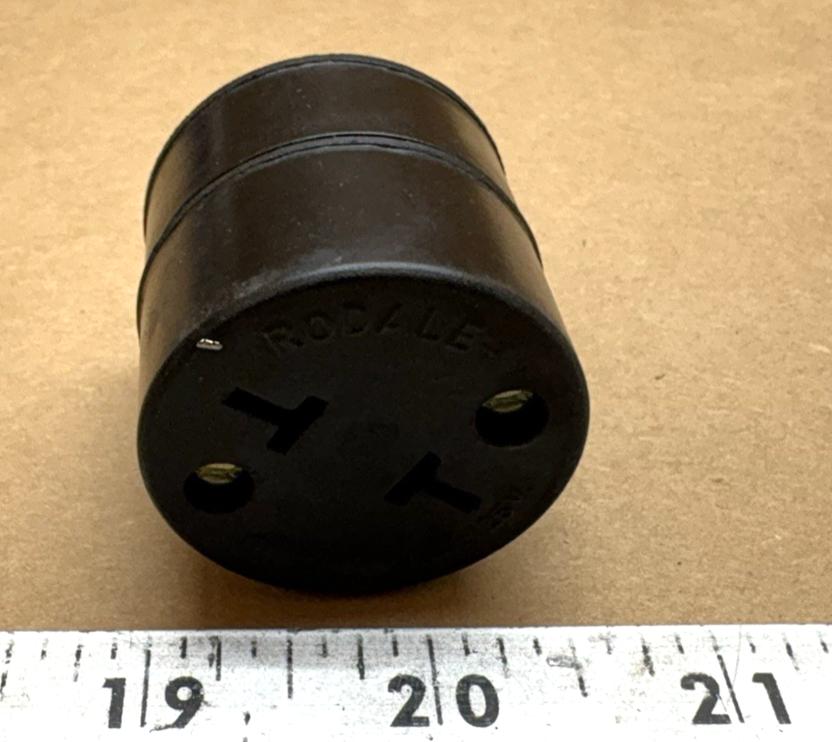 Rodale 15A 125V Female Electrical Connector Outlet End NEMA 5-15R ...