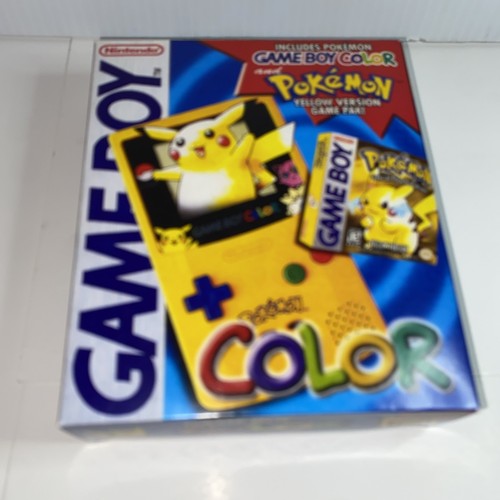Reproduction Reprint Nintendo Gameboy Color Pikachu Edition Box OnlyNOT ...