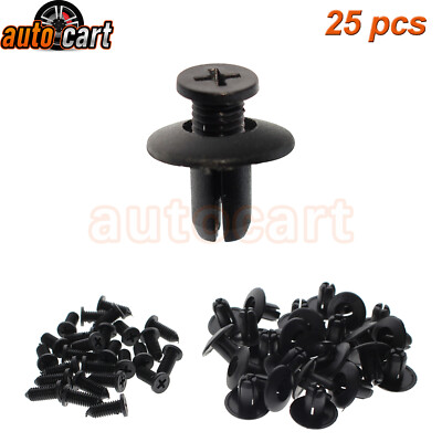 For Hyundai Kia 25Pcs Bumper Push Retainers Fender Liner Hood Rivets ...