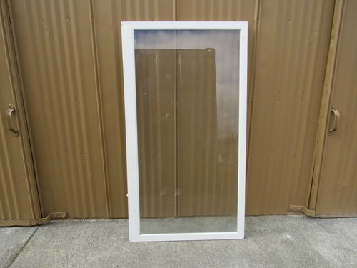 Custom Made Exterior Storm Window 66.75in x 36.5in x 1in Clear/White ...