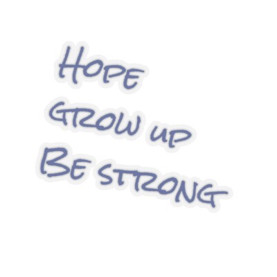 Look! Wow! Hope grow up Be strong WispersHouse gifts and Kiss-Cut ...