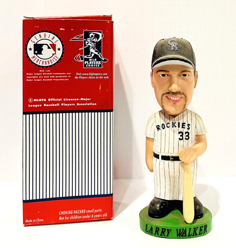 Larry Walker 2001 Colorado Rockies Bobblehead AGP * * 2020 MLB HALL of ...