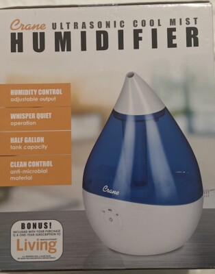 Crane Drop (EE-5301) Ultra Sonic Cool Mist Humidifier - Blue & White | eBay