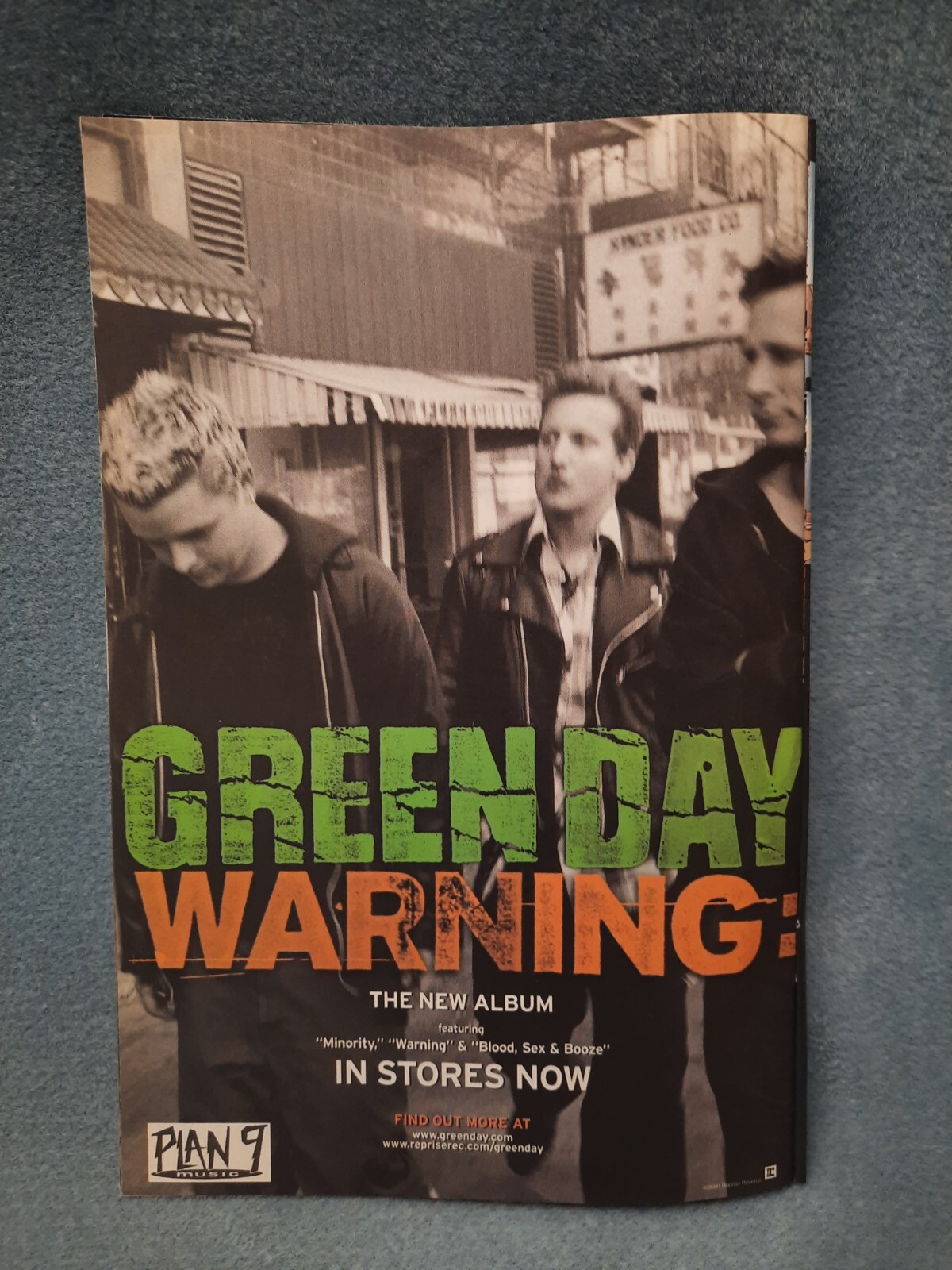 Green Day Warning Album Cover