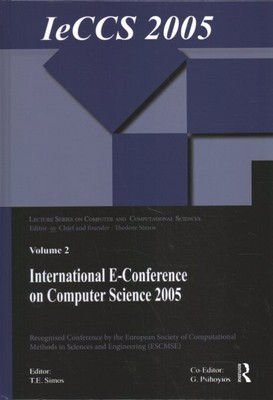 International E-Conference on Computer Science 2005, Hardcover by Simos ...