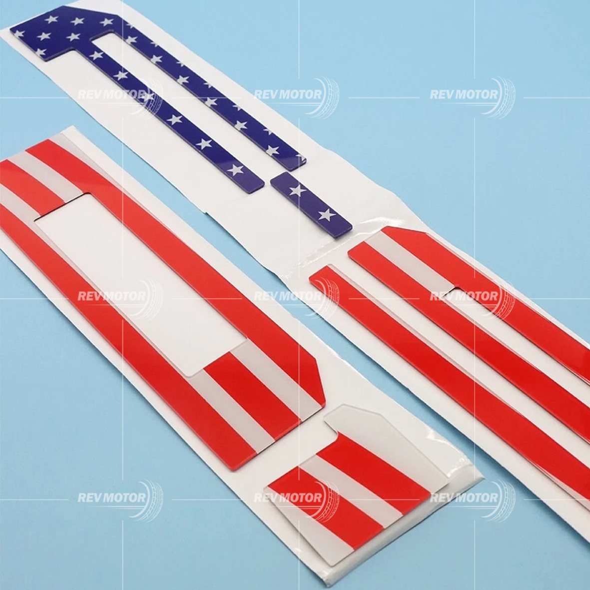 USA Flag 3D Raised Tailgate Insert Decal Letters For F-150 2021-2024 ...