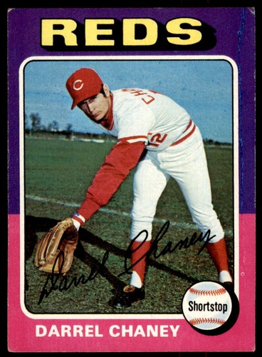 1975 Topps #581 Darrel Chaney VG+ Cincinnati Reds | eBay